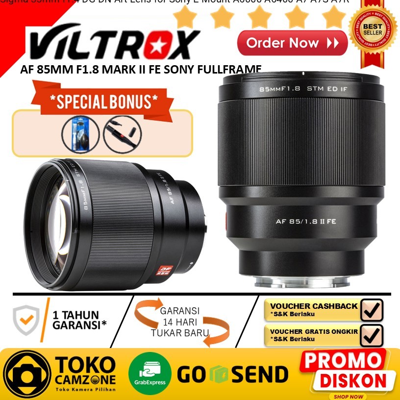 Jual Viltrox AF 85mm f1.8 Mark II FE Sony Fullframe Viltrox 85 mm f/1.8 ...