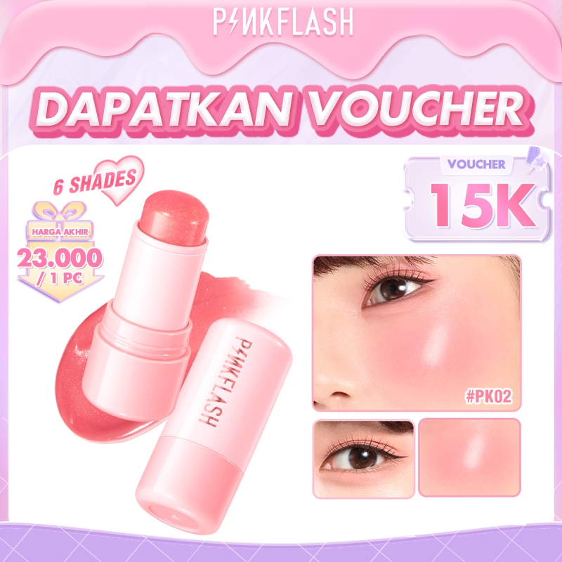 Jual PINKFLASH Multi-Use Long-lasting Moisturizing Watery Blush Stick ...