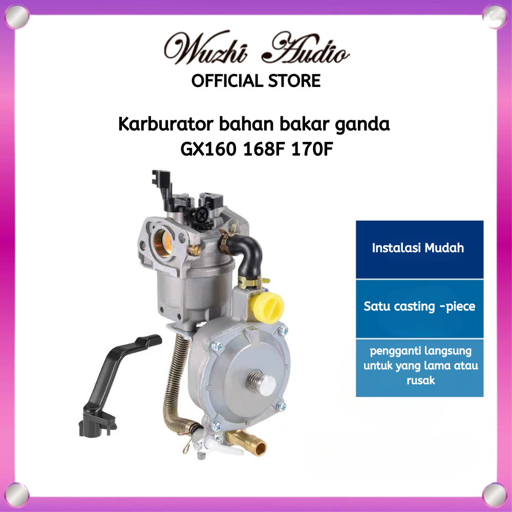 Jual Konverter Carburator Gas Mesin Karburator LPG GX160 2KW 168F GX200 170F 2.8KWPompa Genset ...