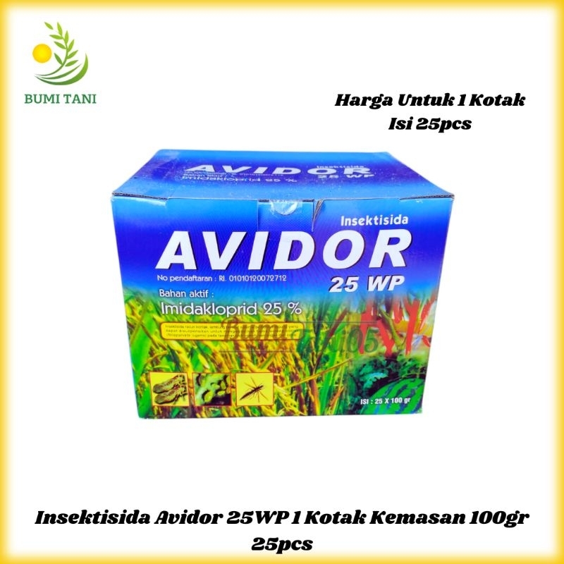 Jual Insektisida Avidor 25WP 100gr 1 Kotak Isi 25pcs | Shopee Indonesia
