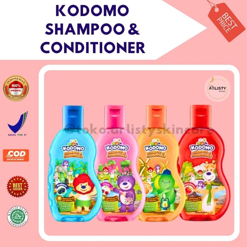 Jual Kodomo Shampoo & Conditioner 200ml, Tersedia Banyak Varian | Shopee Indonesia