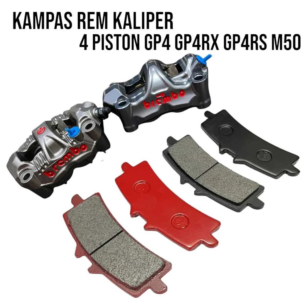 Jual Kampas Rem Cakram Kaliper big radial 4 piston M50 L3 gp4rx gp4rs m4 m7 gp premium 4p ...