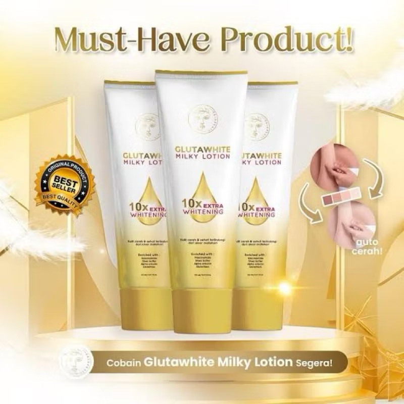 Jual SKINFLAIR Glutawhite Milky Lotion Booster Whitening Ampuh BPOM 150ml | Shopee Indonesia