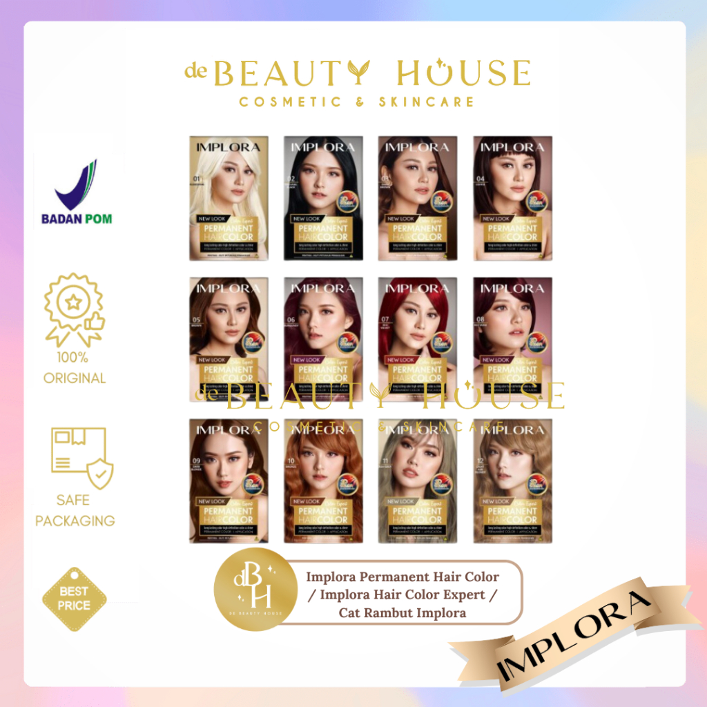 Jual Implora Permanent Hair Color / Implora Hair Color Expert / Cat ...