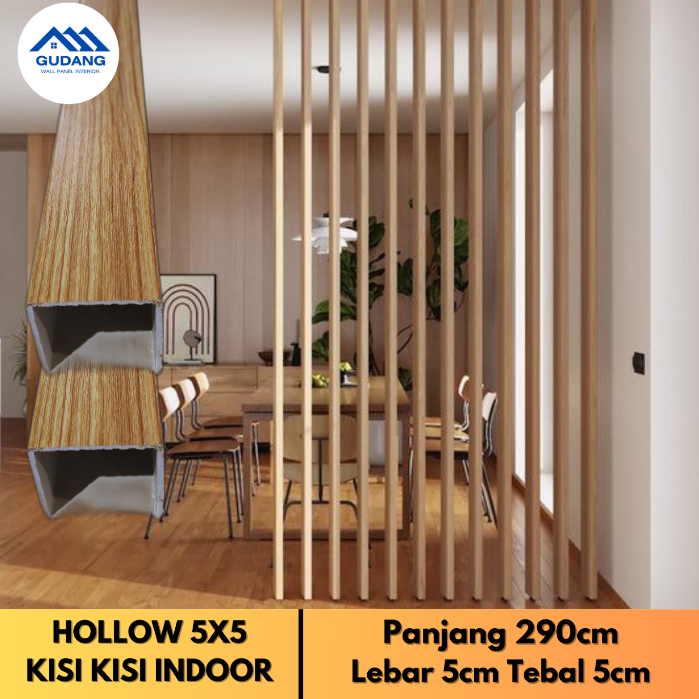 Jual Kisi Kisi Hollow Indoor Partisi Pvc Premium Pembatas Sekat Ruangan ...