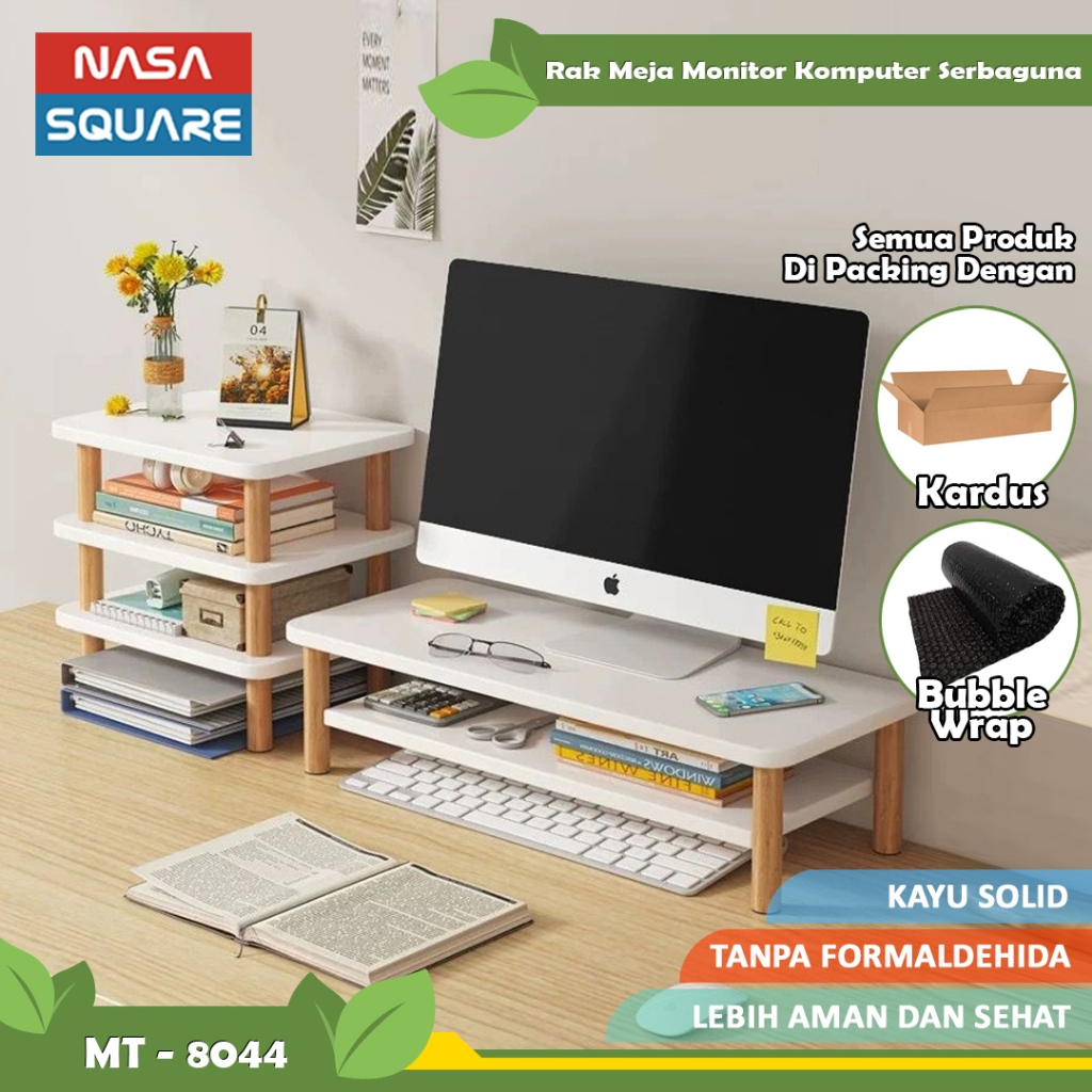 Jual Rak penyimpanan meja desktop dasar layar monitor komputer desktop ...