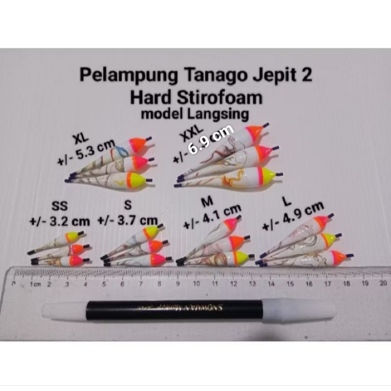 Jual Pelampung Tanago Micro Fishing / Pelampung Stopper - Jepit (per 1 ...