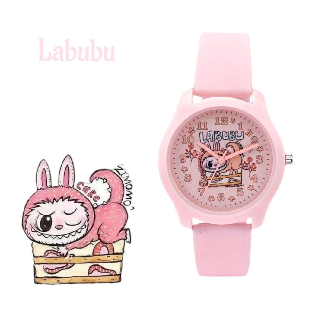 Jual Jam Tangan Anak LABUBU [ A02 ] Anak Laki-Laki Gadis Strap Rubber ...