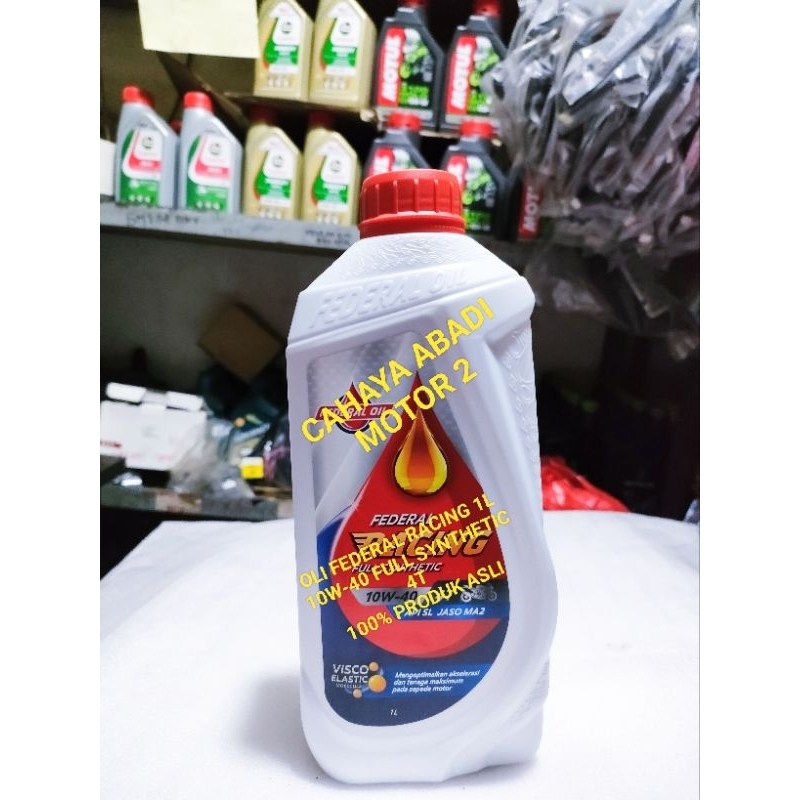 Jual OLI FEDERAL RACING 1L 4T FULL SYNTHETIC ORIGINAL PRODUK | Shopee ...