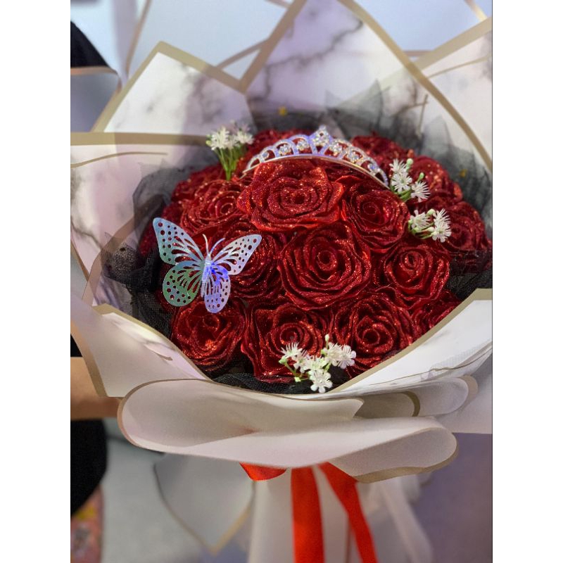 Jual buket bunga bucket premium hadiah wisuda ulang tahun anniversary ...