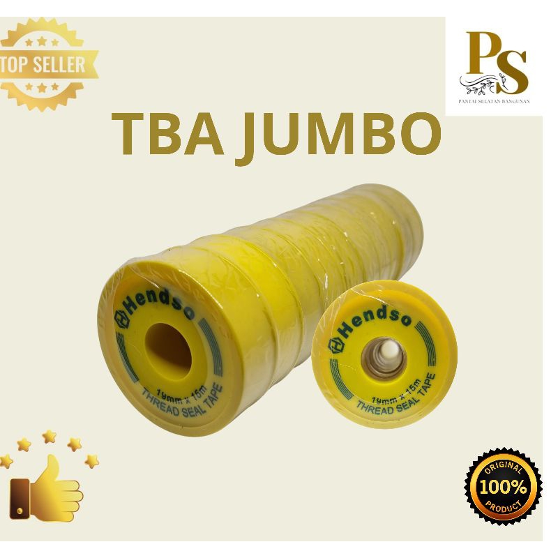 Jual TBA JUMBO SELOTIP JUMBO THREAD SEAL TAPE | Shopee Indonesia