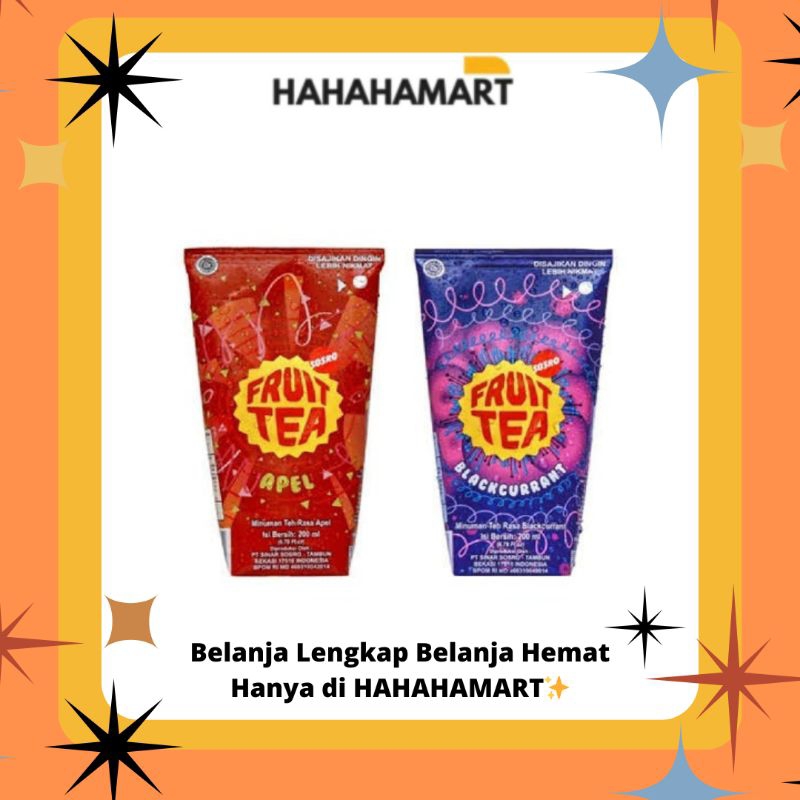 Jual Fruit Tea Genggam 200ml Harga Karton Isi 24 Pcs | Shopee Indonesia