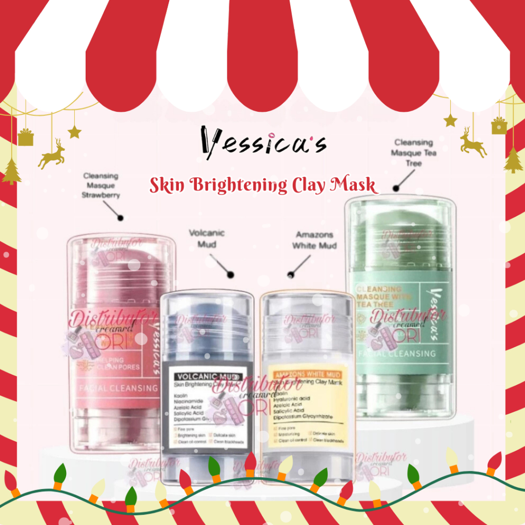 Jual Yessica's Tea Tree & Strawberry Anti Pores & Acne Clay Stick Mask ...