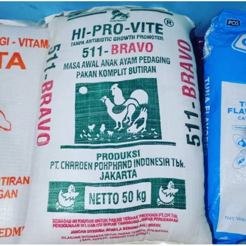 Jual Pur ayam 511 Bravo 1 Bal 50 Kg - Pur Ayam Pedaging | Shopee Indonesia