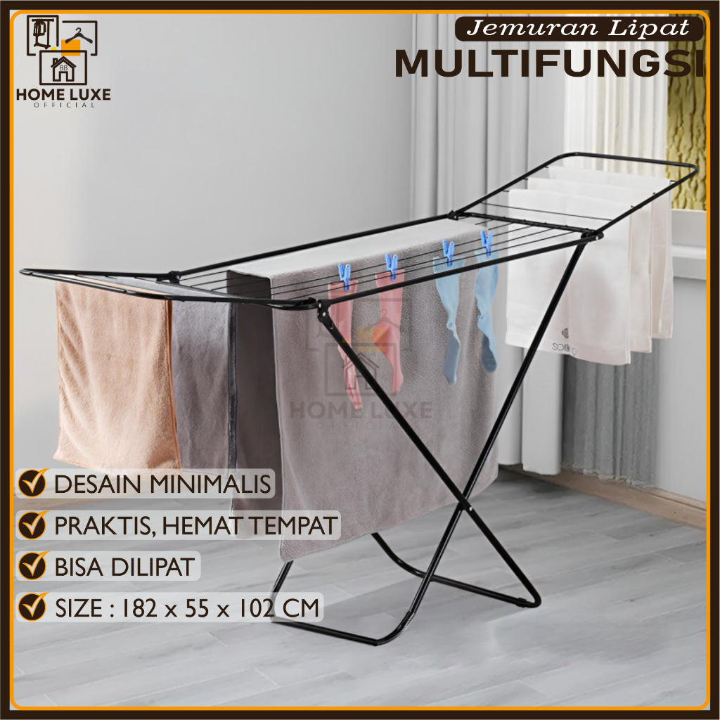 Jual HOMELUXE Rak Jemuran Baju Stainless Rak Jemuran Gantung Stand ...