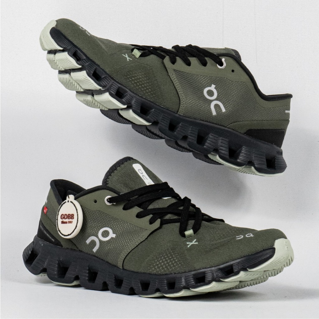 Jual Sepatu Cloud X3 Olive Reseda Sneakers Authentic | Shopee Indonesia