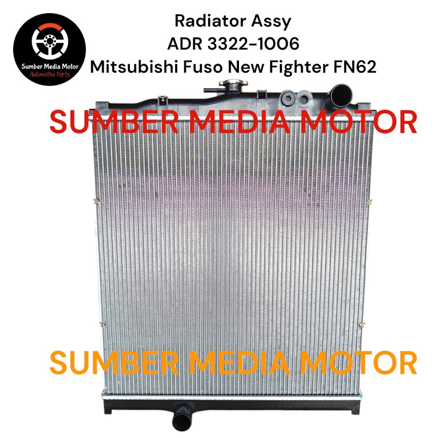 Jual Radiator ADR 3322-1006 Mitsubishi Fuso New Fighter FN62 Euro 2 ...