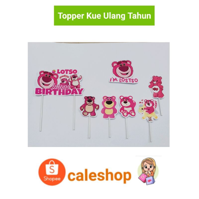 Jual Topper Kue Ulang Tahun Anak Lotso | Shopee Indonesia