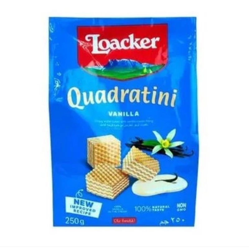 Jual Loacker Quadratini Vanilla (250 Gr) | Shopee Indonesia