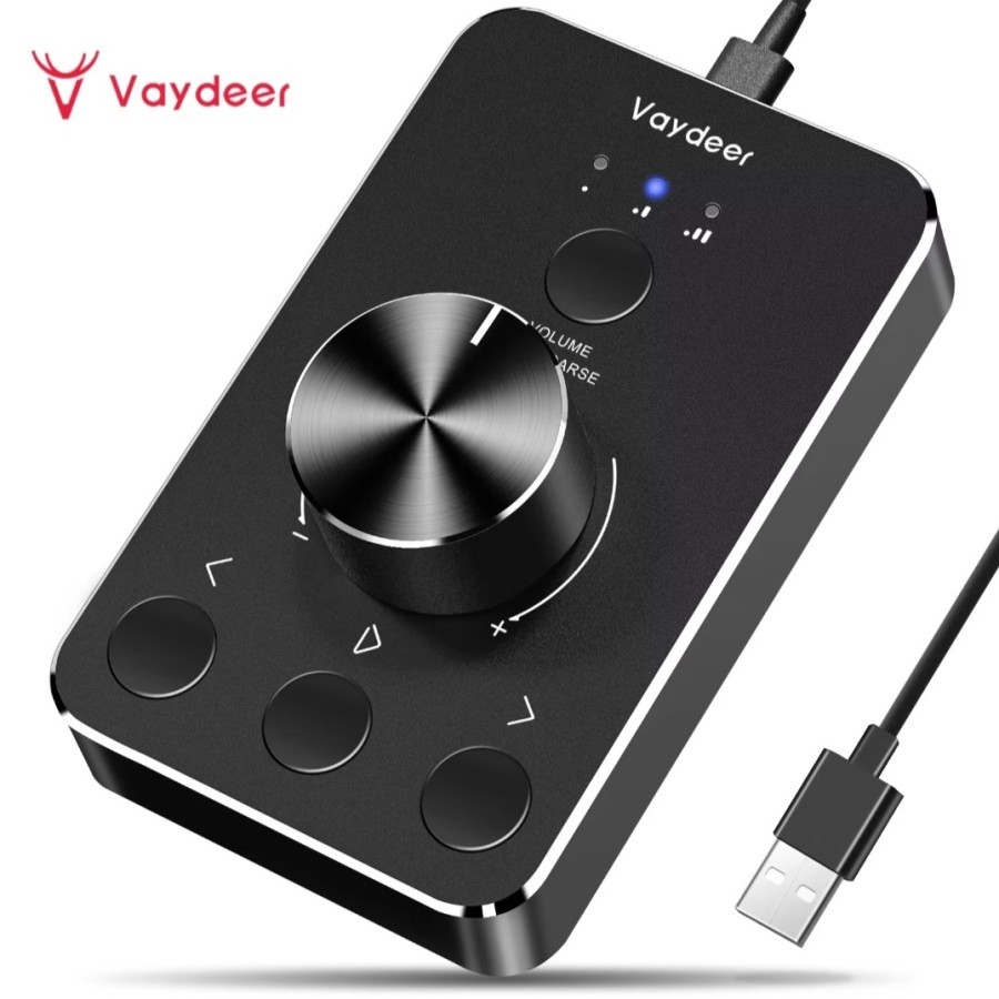 Jual VAYDEER USB Multimedia Controller Knob w Mute & 3 Volume Control ...