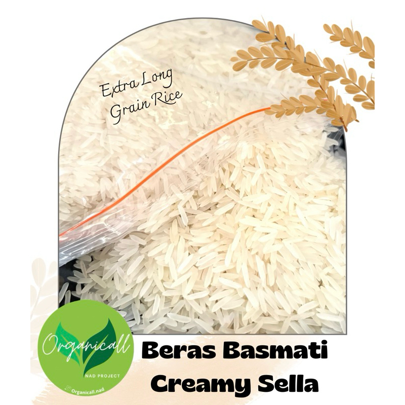 Jual Beras Basmati 1 kg Premium Creamy Sella | Shopee Indonesia