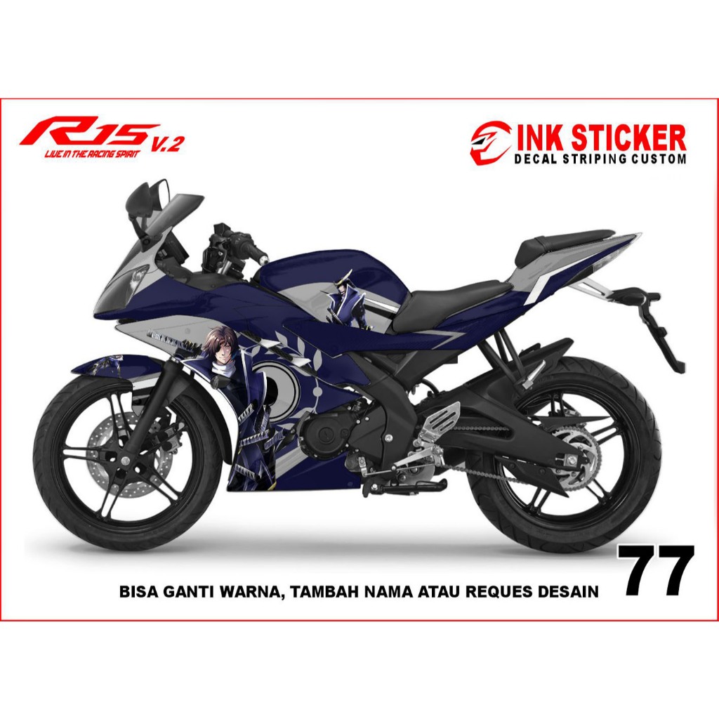 Jual Sticker Decal R15 v2 77 Fullbody | Shopee Indonesia
