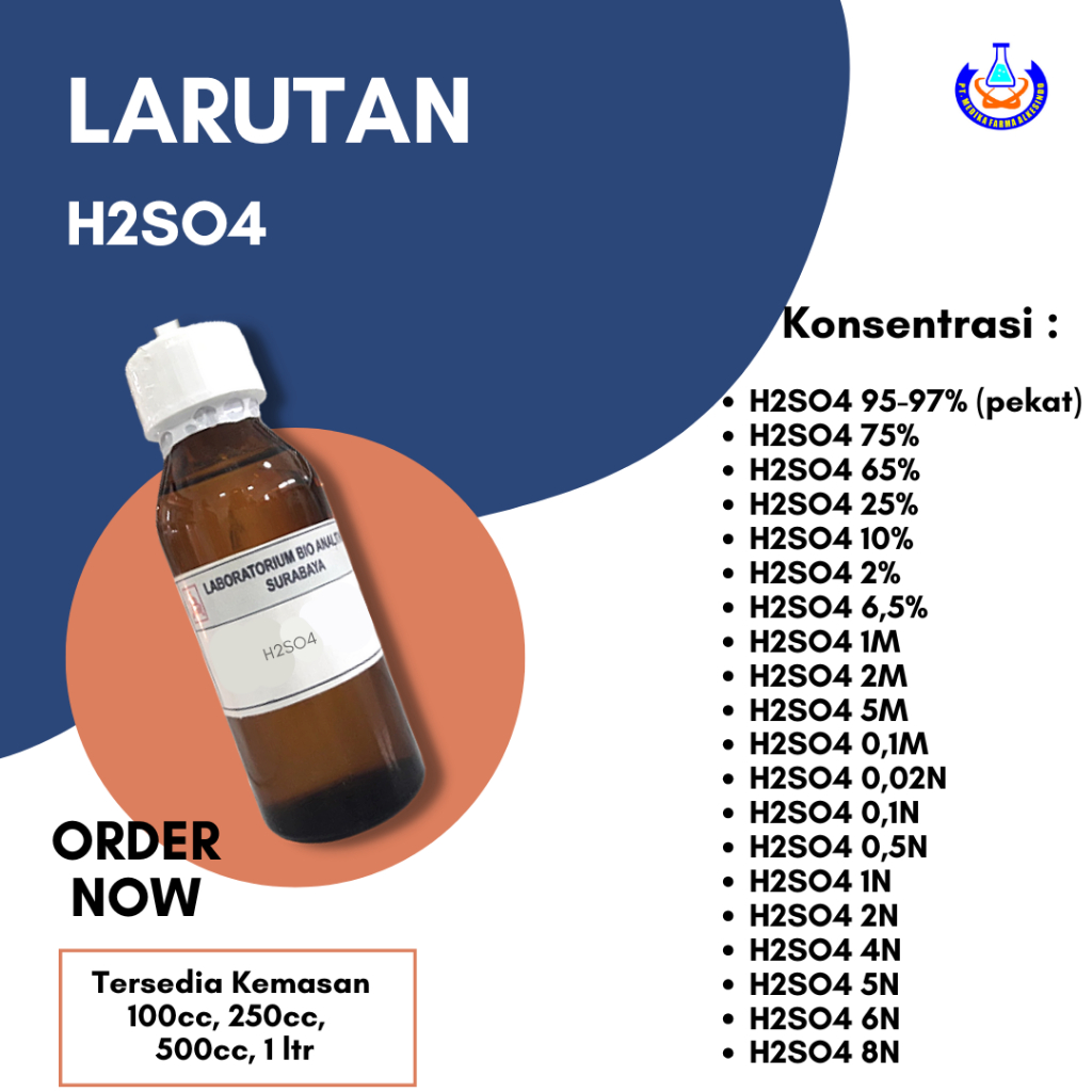 Jual H2SO4 1M (1liter) | Shopee Indonesia