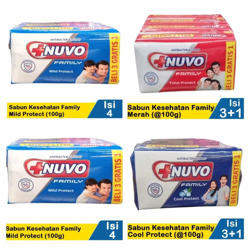 Jual AYU- NUVO SABUN BATANG ISI 4 x 100gr | Shopee Indonesia