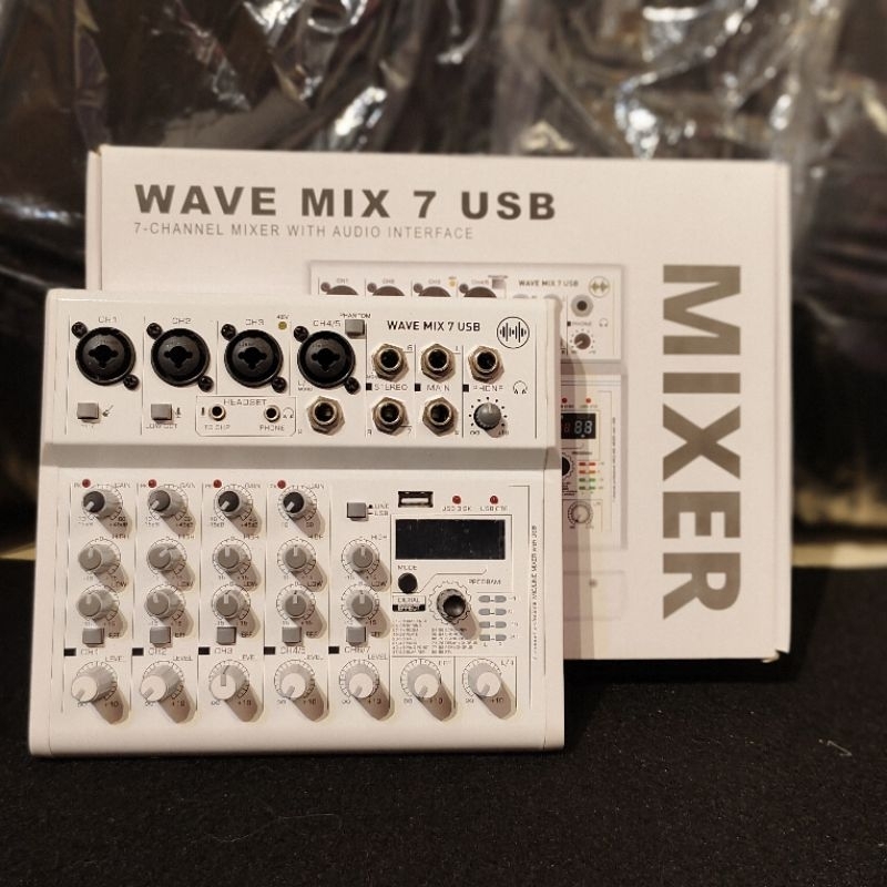 Jual wave mix 7 usb mini mixer with usb audio interface | Shopee Indonesia