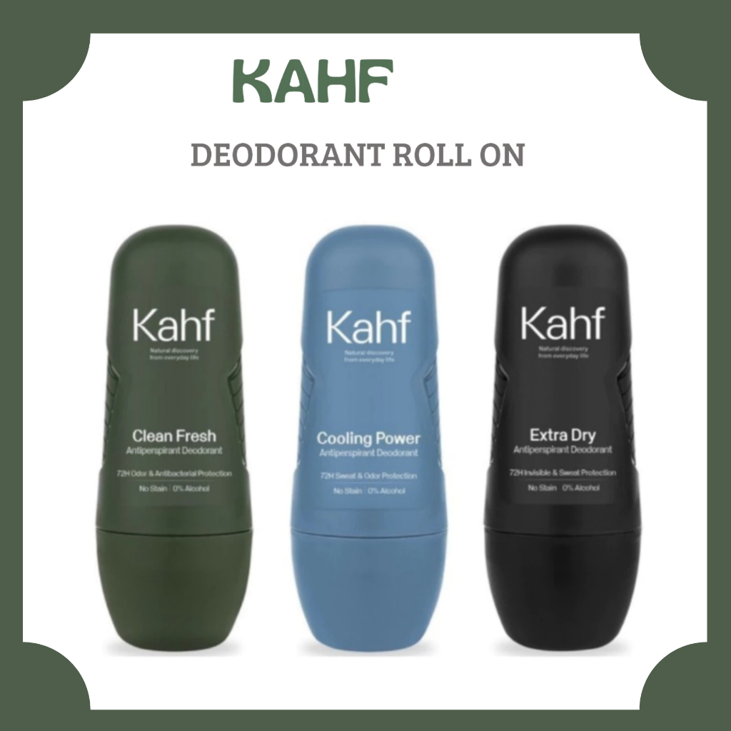 Jual Kahf Antiperspirant Deodorant Roll On 45ml/Clean Fresh/Cooling ...