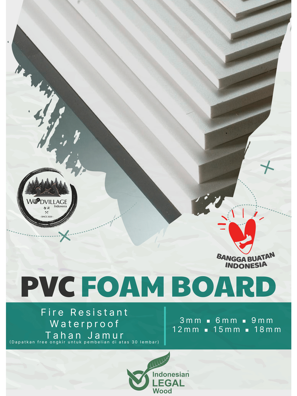 Jual PVC BOARD / PVC FOAM BOARD / PAPAN PVC / PVC SHEET Lembaran ...