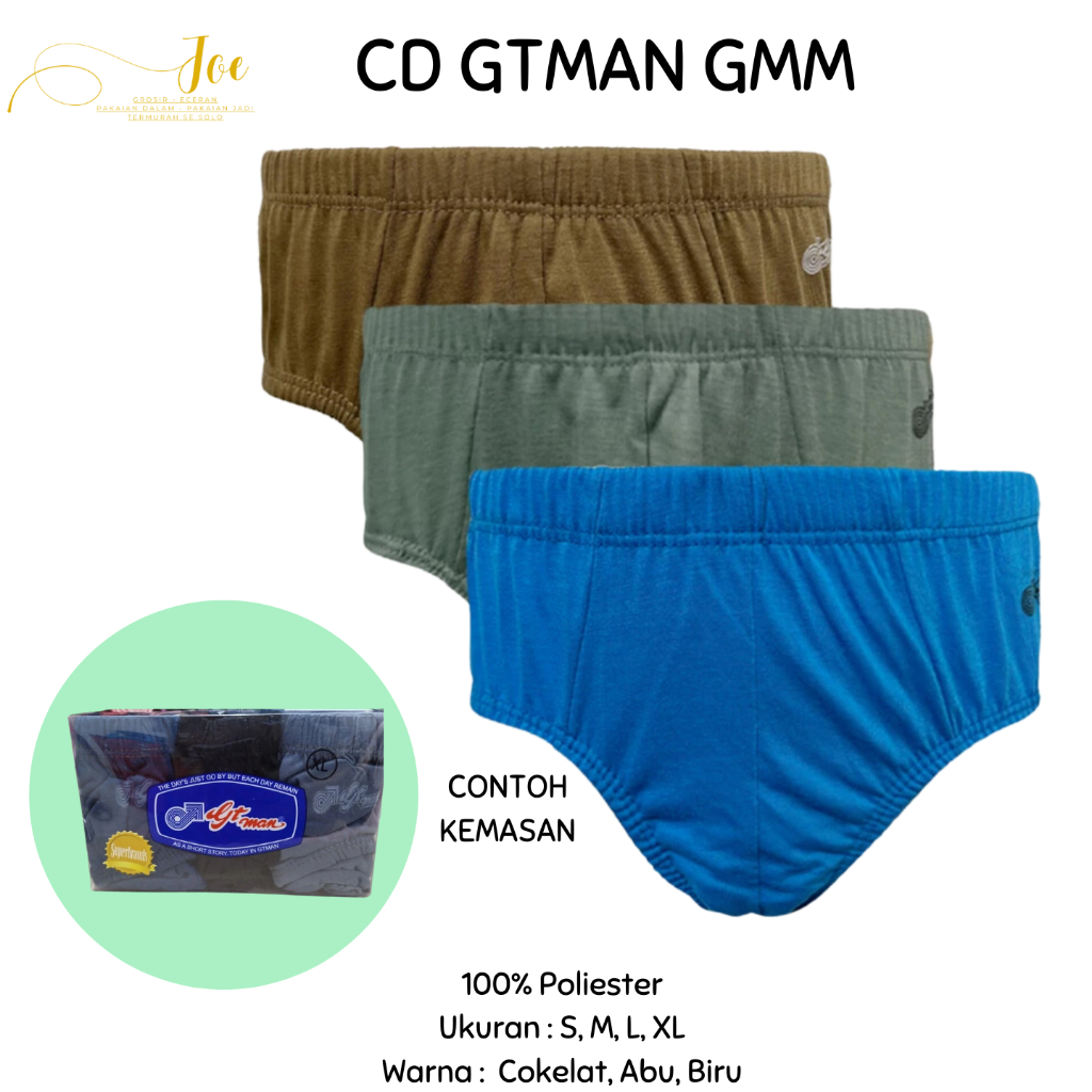 Jual ISI 3 / CD GT-MAN GMM / Celana Dalam Pria / Pakaian Dalam Laki ...