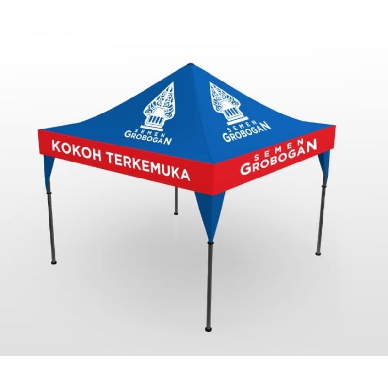 Jual Atap tenda 3x3 Full Branding bahan 440 Korea | Shopee Indonesia