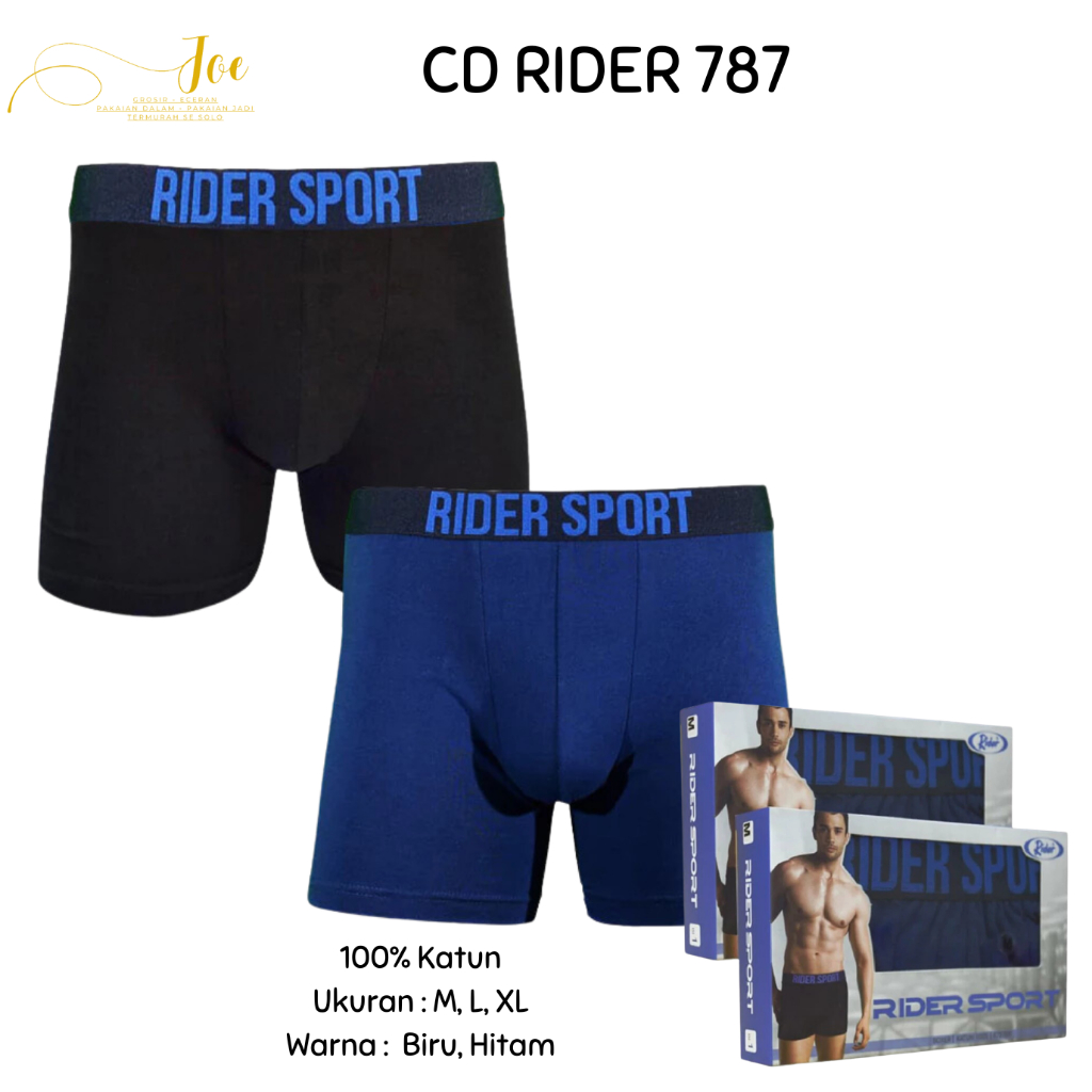 Jual CD Pria RIDER 787 / Celana Dalam Boxer Laki RIDER 787B / Pakaian ...