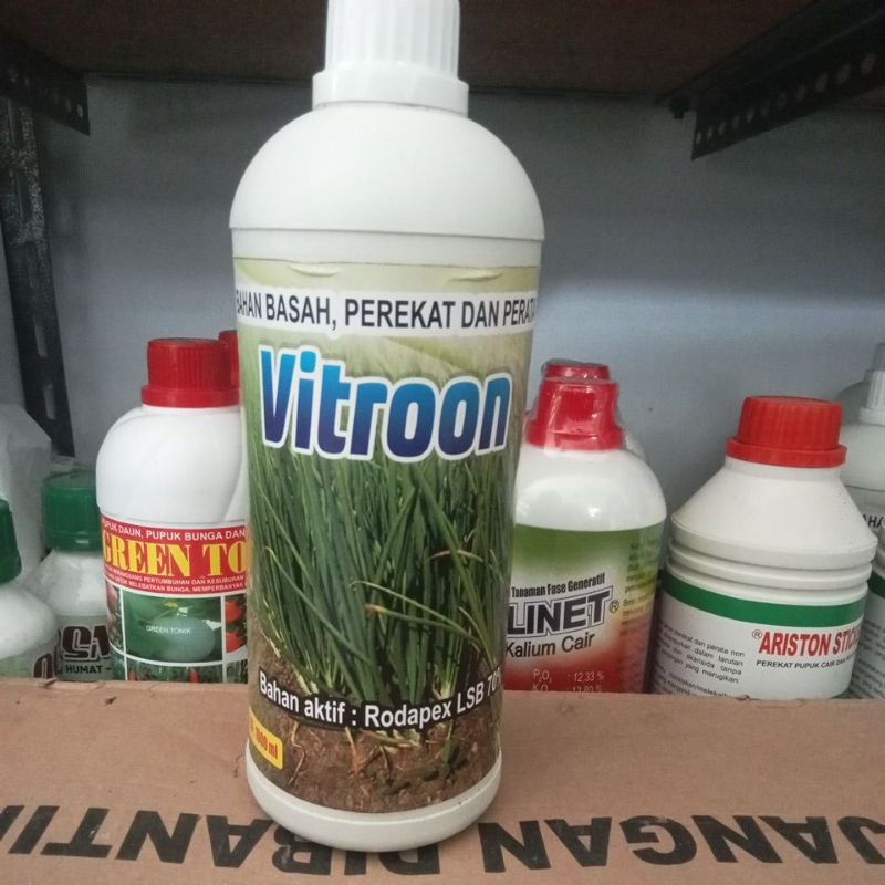 Jual BAHAN BASAH,PEREKAT,DAN PERATA VITROON 1L ORIGINAL | Shopee Indonesia