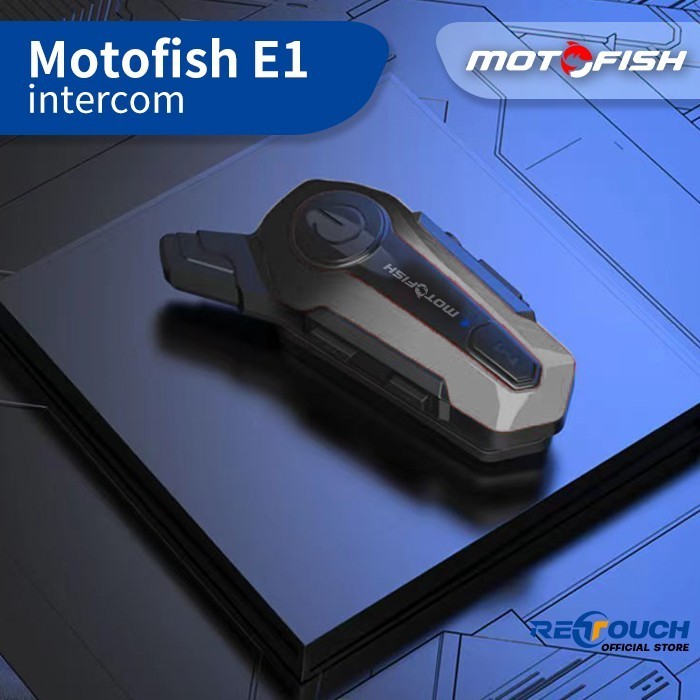 Jual MOTOFISH E1 Intercom Helm Bluetooth 5.0 FM Radio Dua Arah ...