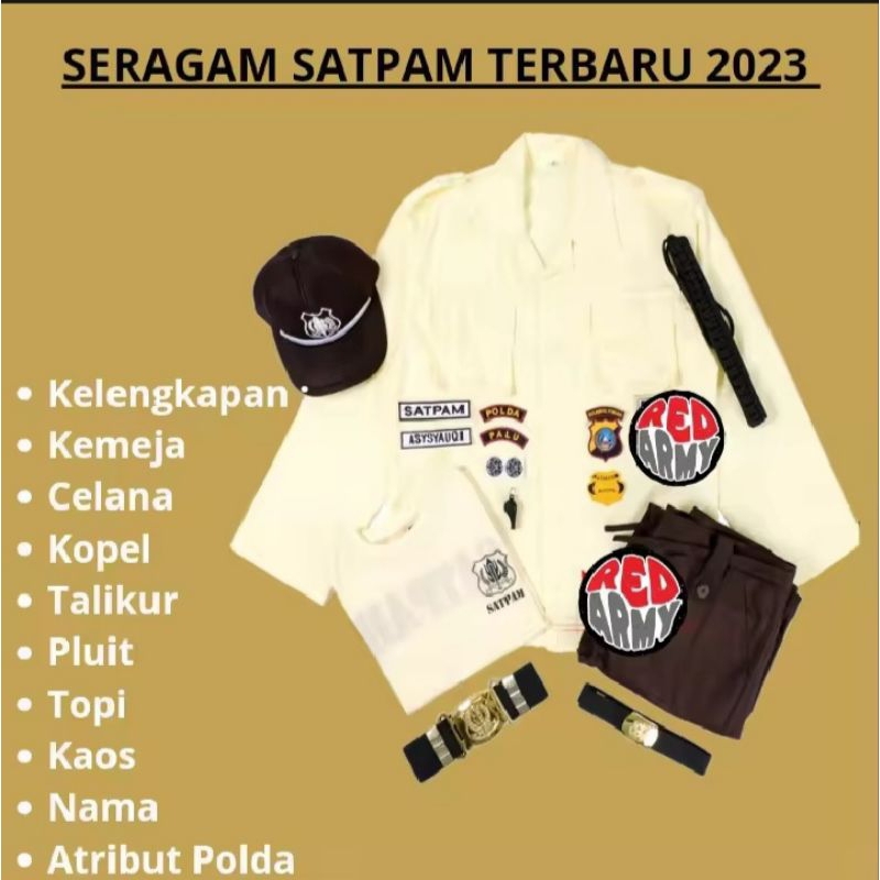 Jual Seragam Satpam Terbaru Lengkap Seragam Security Terbaru Keamanan Bandung Berkualitas ...
