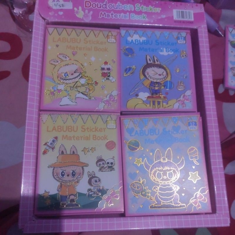 Jual Stiker Buku Labubu/ 1Buku isi 12 lembar | Shopee Indonesia