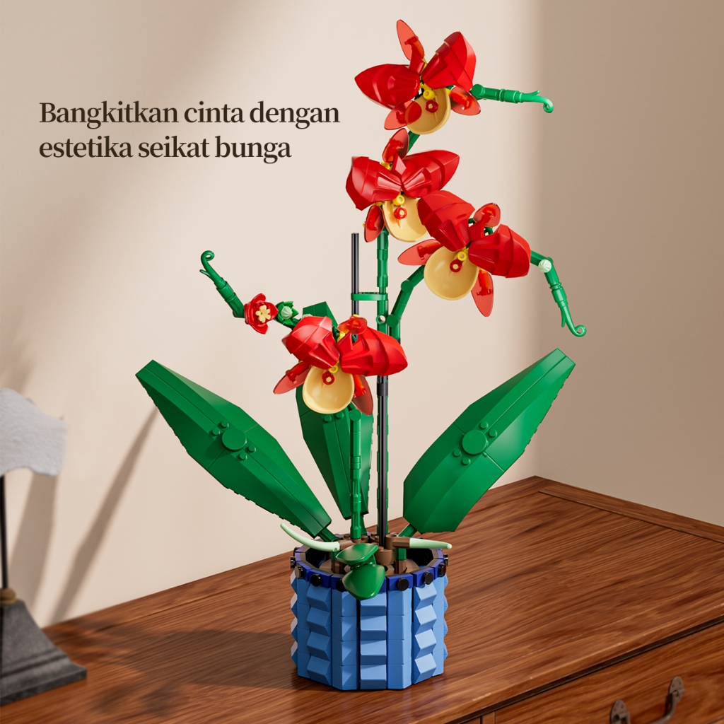 Jual Seri Bunga Blok Bunga Anggrek - Mainan Blok Bunga, Hiasan Buket ...