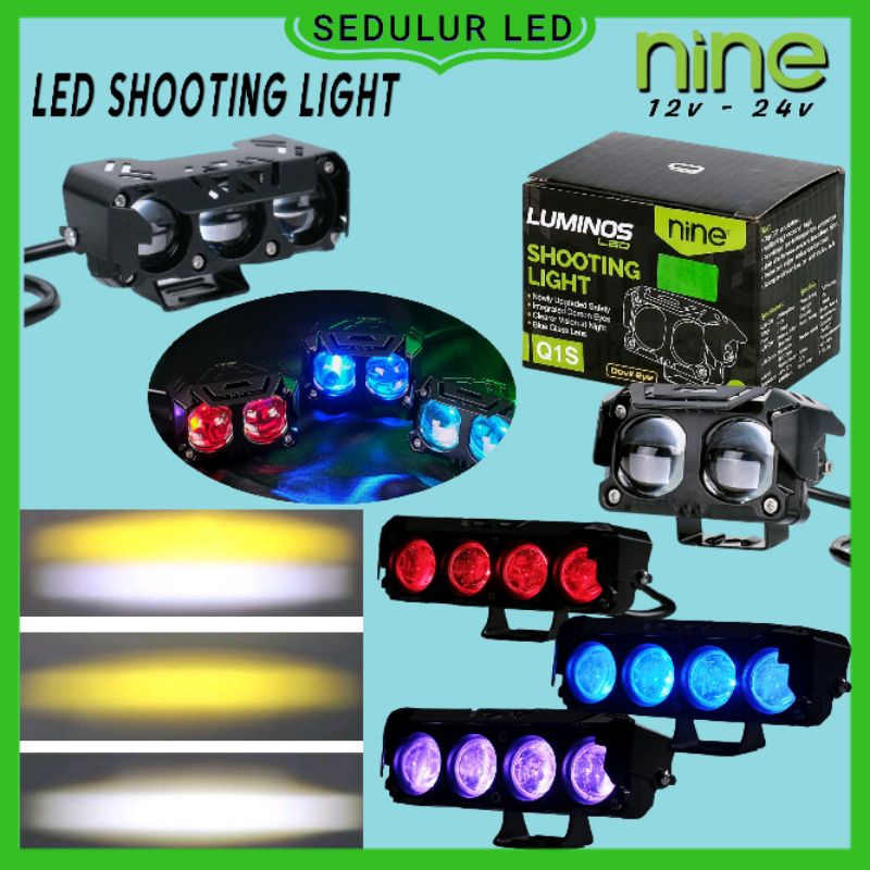 Jual LAMPU TEMBAK SOROT LUMINOS Q1s SL3 SL4 LASER 2 MATA 3 MATA 4 MATA ...