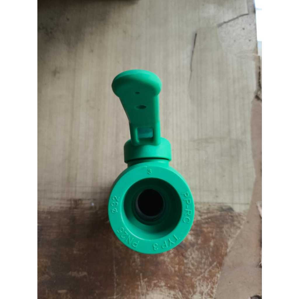 Jual Ball Valve PPR 3/4 inch (25mm) / Ball Valve PPR 3/4" / Stop Kran ...