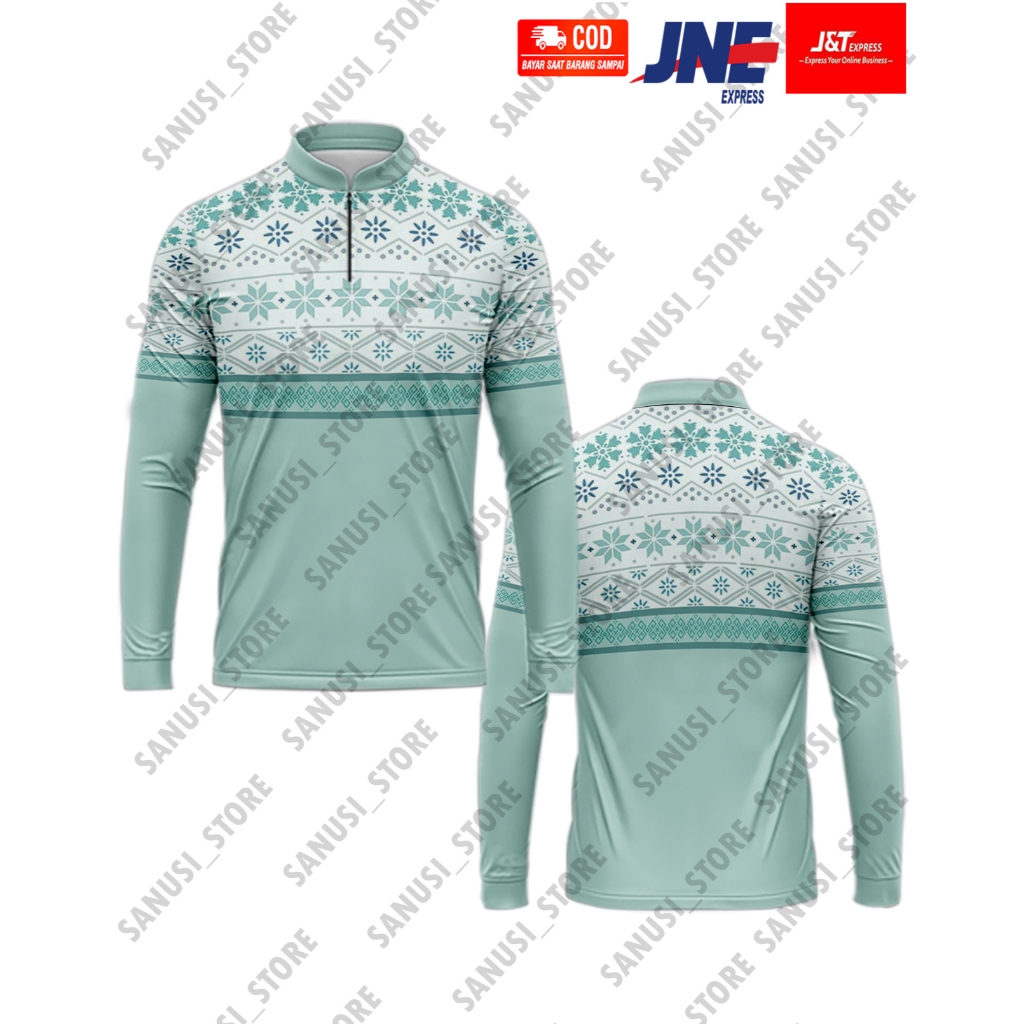 Jual Baju Muslim Koko Full Printing Sublim - Banyak Varian Kerah dan ...