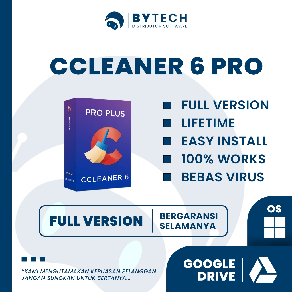 Jual CCleaner 6 Pro Plus Full Version Permanen Premium, Mempercepat PC ...
