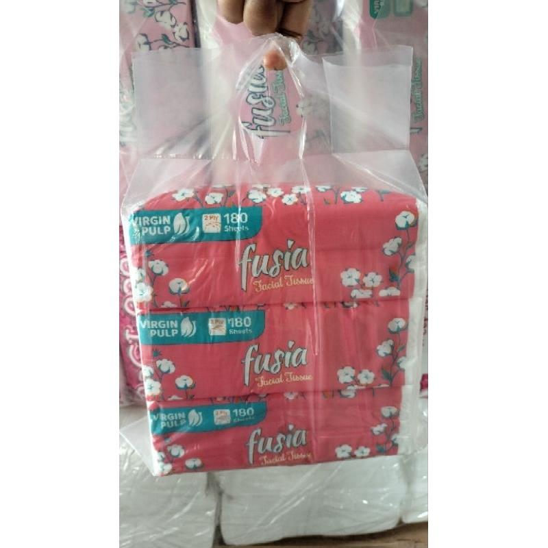 Jual Tisu Fusia 180sheet ( paket 3pcs ) | Shopee Indonesia