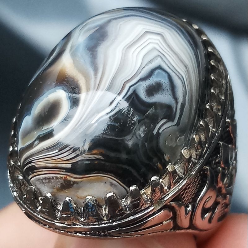 Jual Batu Akik Karang Nunggal Multi Pamor Ombak Segoro Tegas ...