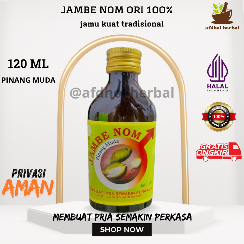 Jual jambe nom jamu herbal kuat pria (privasi aman) | Shopee Indonesia