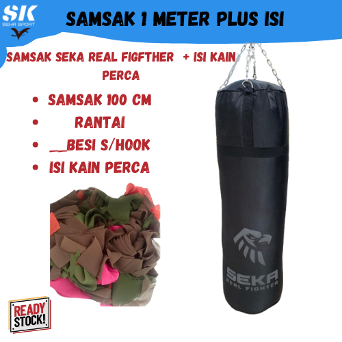 Jual Samsak+ ISI -SAMSAK SEKA REAL FIFHTER -samsak Gantung 100 cm plus ...