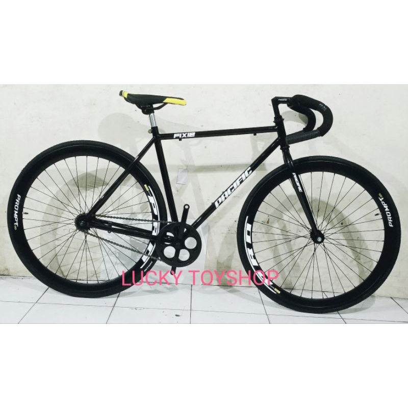 Jual Sepeda Fixie Velg tinggi Stang balap Torpedo | Shopee Indonesia