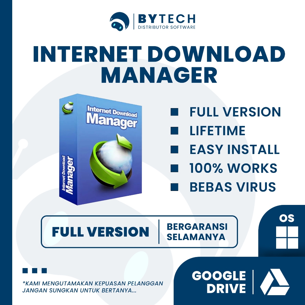 Jual IDM Internet Download Manager TERBARU Full Version Selamanya | Windows | Shopee Indonesia