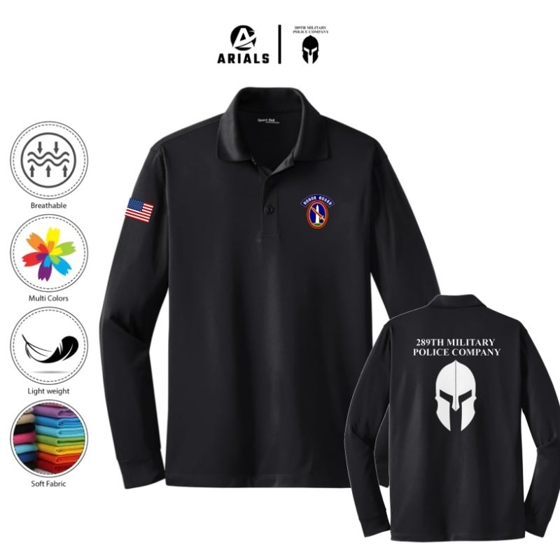 Jual Arials Polo shirt Baju Kaos Kerah Lengan Panjang 289th Military ...